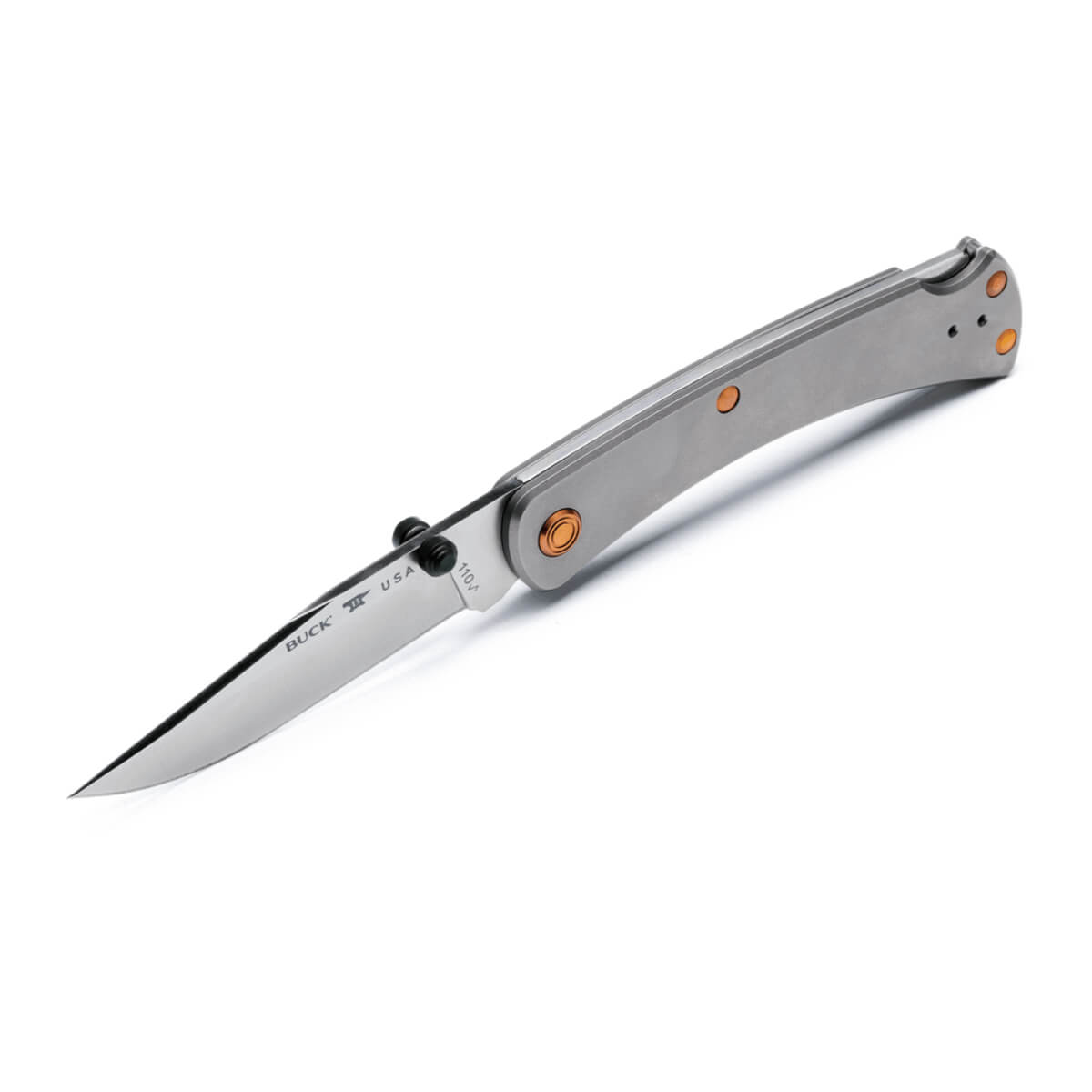 Buck 110 Slim Pro TRX Titanium Knife Legacy Collection - Limited Editi ...