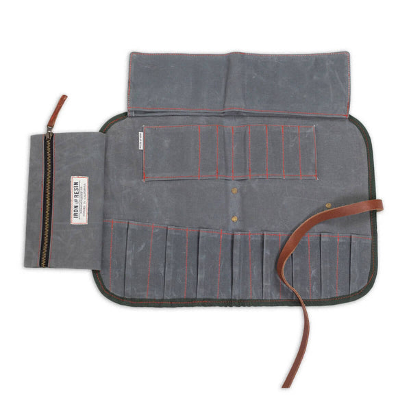Iron and Resin Great Plains Tool Roll | Leather Tool Roll - Natural Man