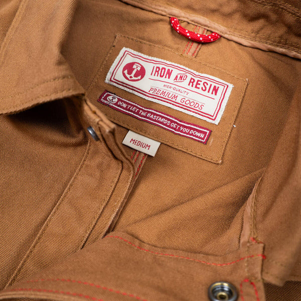 Iron and Resin Holbrook Jacket | Men's Chore Jacket UK - Natural Man
