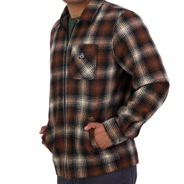Swanndri Northgate Wool Shacket South Town Check | Shackets for Men ...