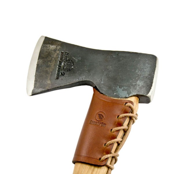Leather Axe Overstrike Guard - Natural Man